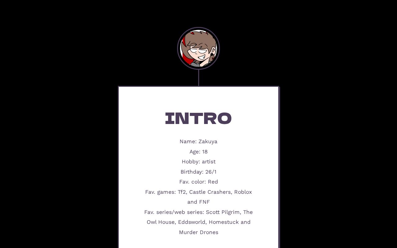 Zakuya's Carrd